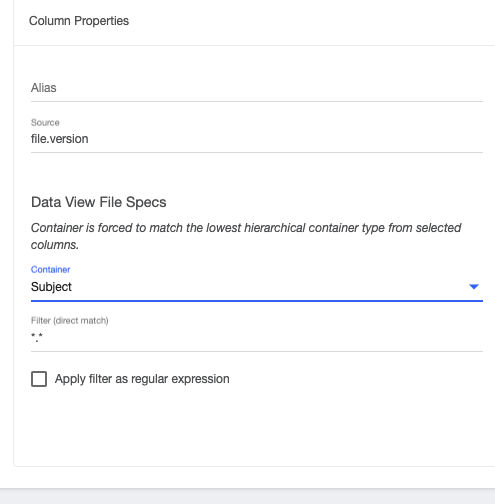 Data Views - Flywheel Documentation